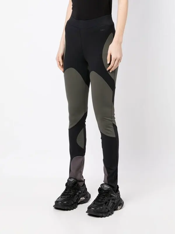 HELIOT EMIL Logo-print Two-tone Leggings
