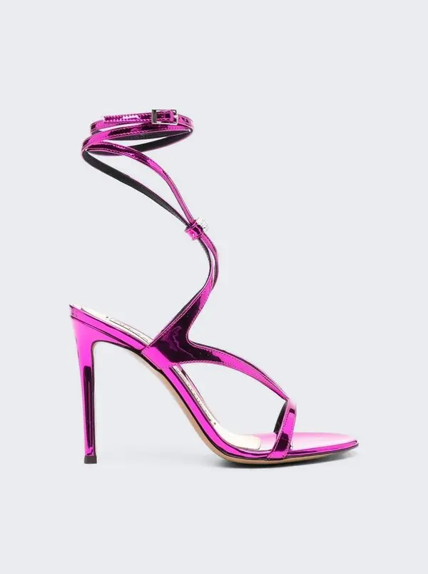 Alexandre Vauthier High Heel Strappy Sandal - Fuchsia