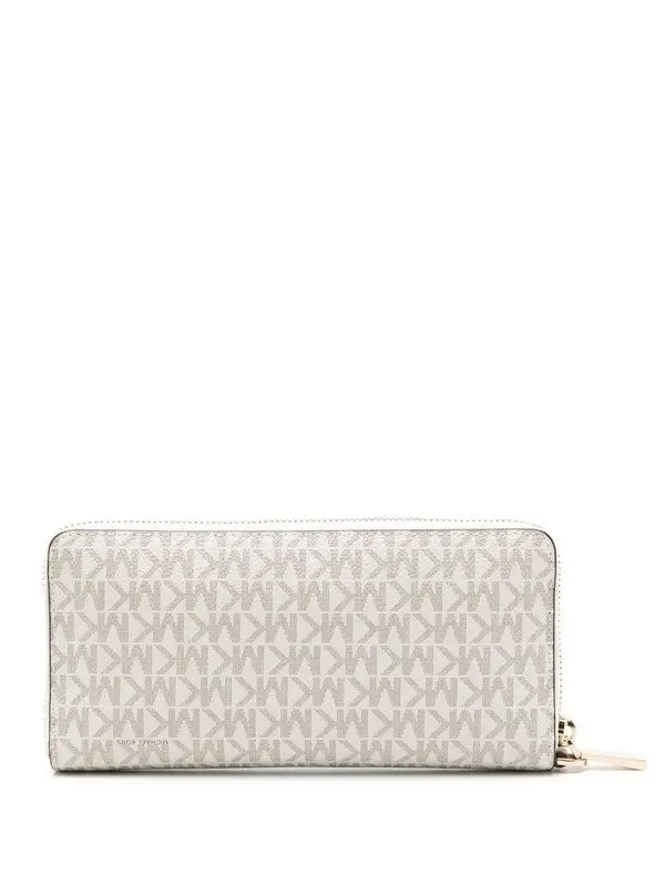 Michael Kors Jet Set Monogram Wallet - Neutrals