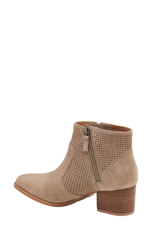 Johnston & Murphy Trista Bootie - Taupe Suede