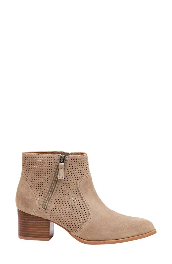 Johnston & Murphy Trista Bootie - Taupe Suede