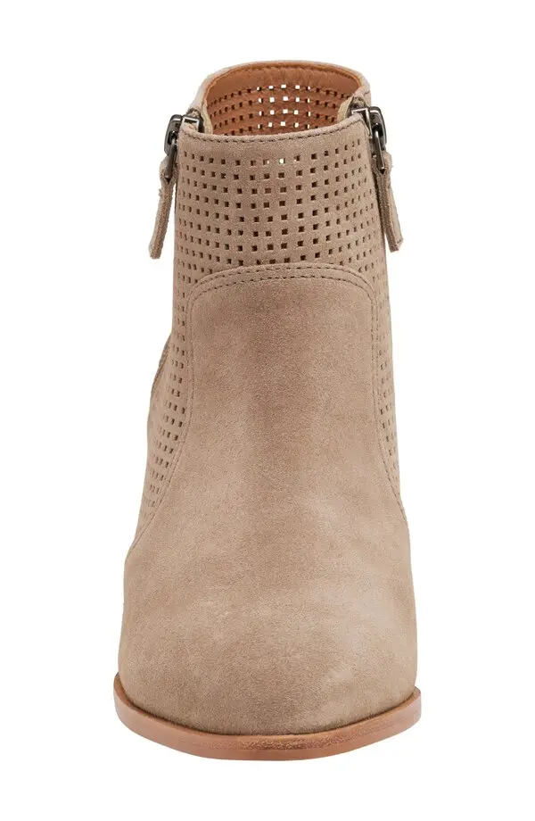 Johnston & Murphy Trista Bootie - Taupe Suede