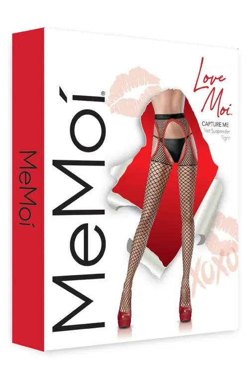 MEMOI Fishnet Suspender Tights