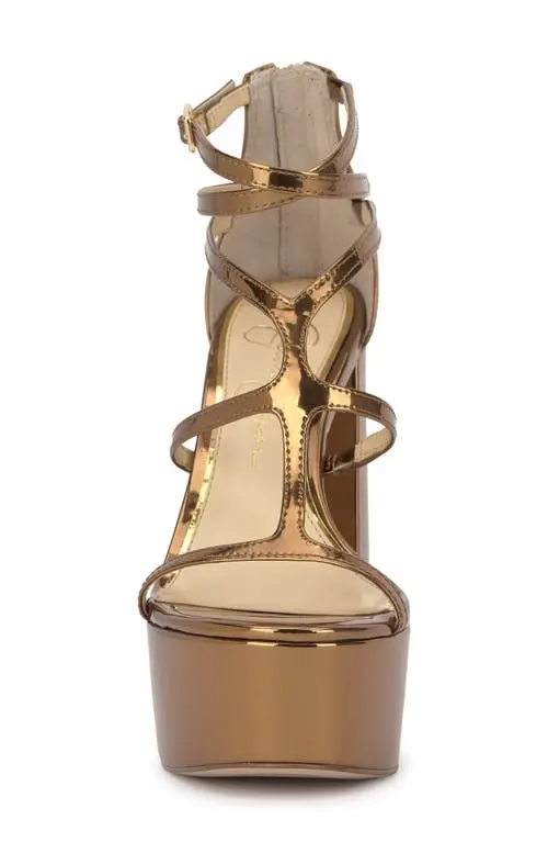 Jessica Simpson Aamina Platform Sandal - Bronze