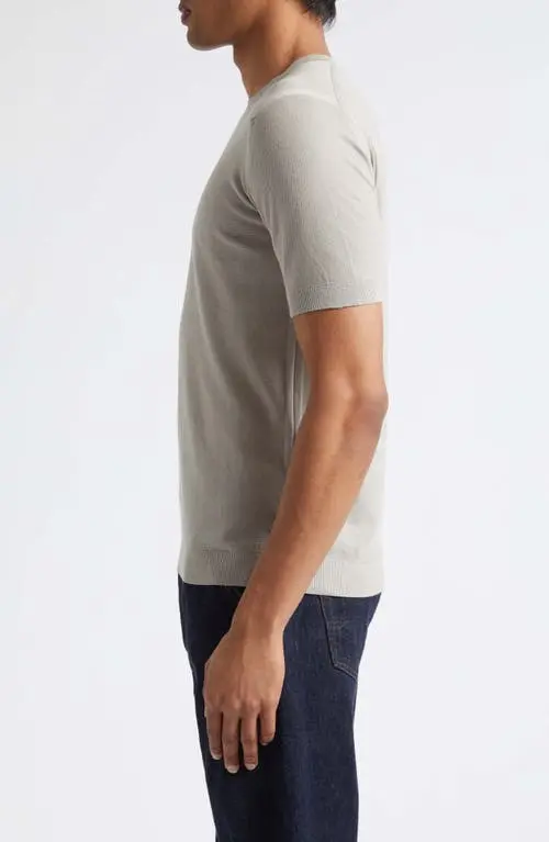 John Smedley Park Cotton Piqué T-shirt - Parchment