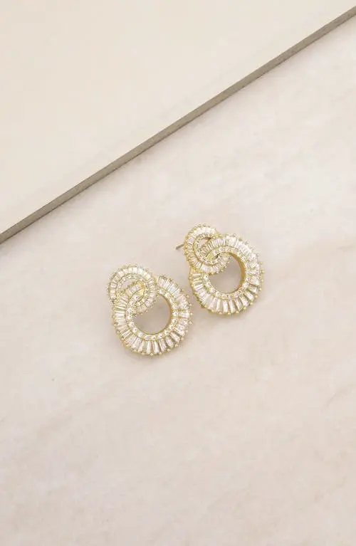 Ettika Rotating Circle Stud Earrings