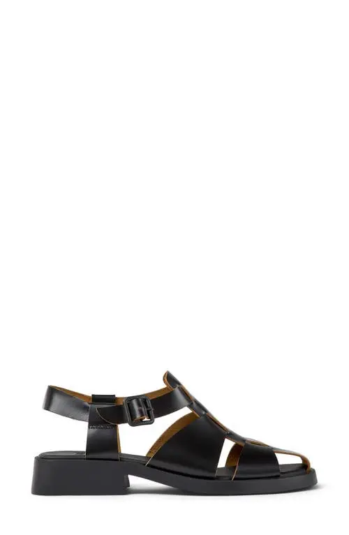 Camper Dana Fisherman Sandal - Black