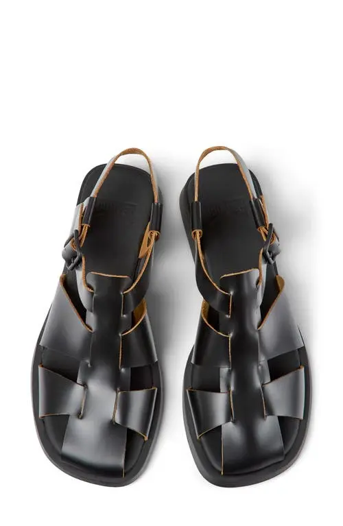 Camper Dana Fisherman Sandal - Black