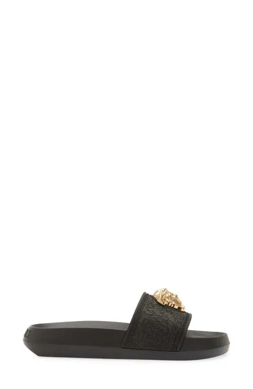 Versace Medusa Pool Slide - Black