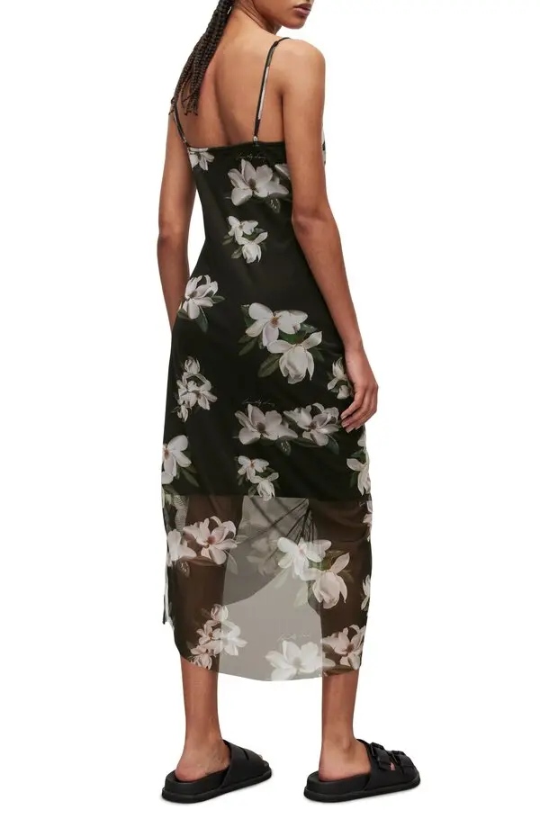 ALLSAINTS Ulla Alessandra Floral Midi Dress