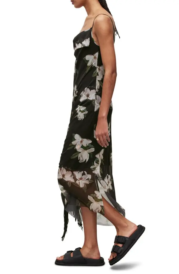 ALLSAINTS Ulla Alessandra Floral Midi Dress
