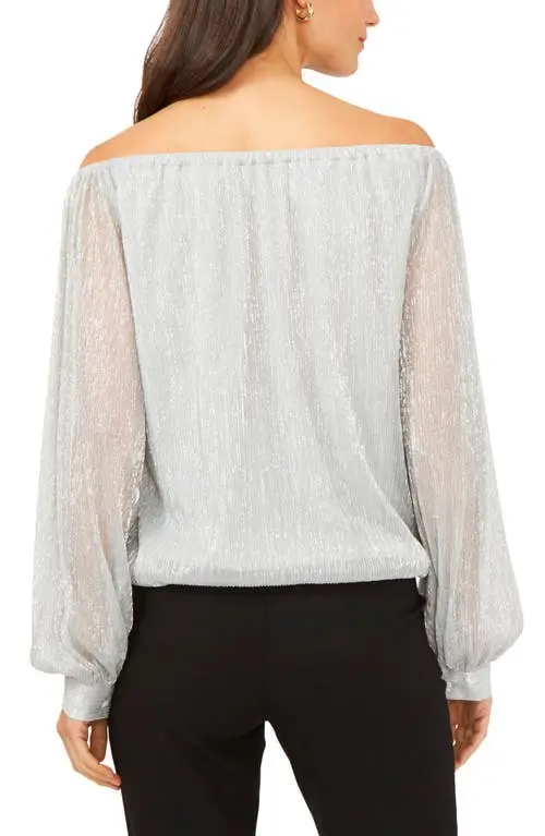 Chaus Metallic Off-the-shoulder Blouse