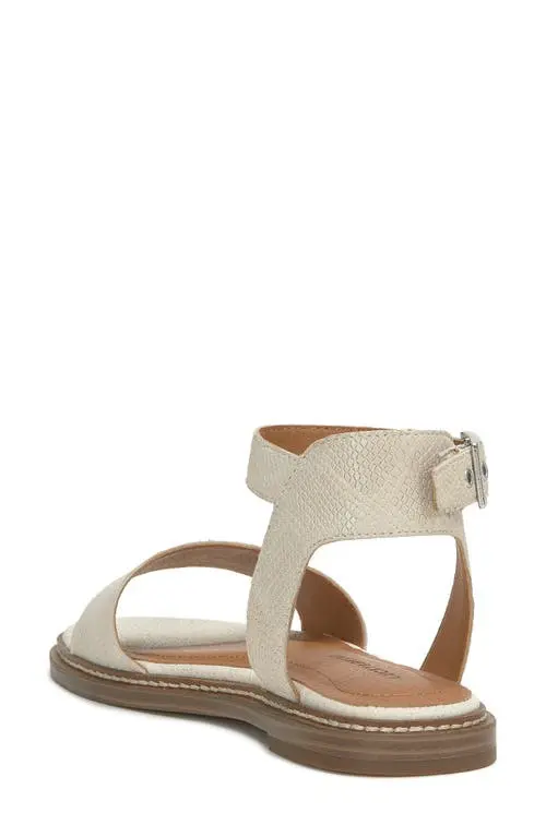Lucky Brand Kimaya Ankle Strap Sandals - Light Putty
