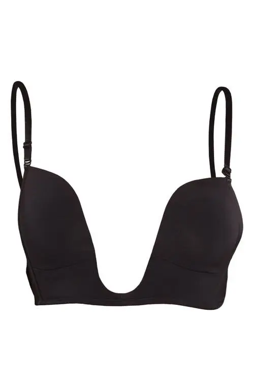 Fashion Forms Plunge Seamless Wireless Bra - Black