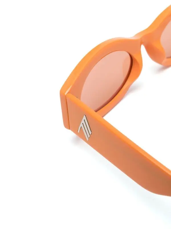 Linda Farrow X The Attico Berta Rectangle-frame Sunglasses