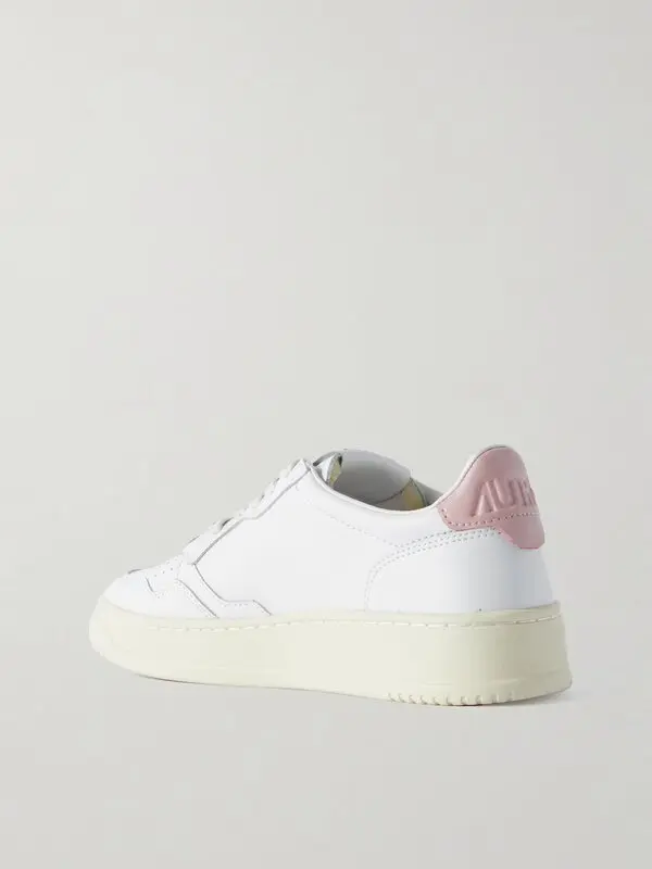 AUTRY Medalist Low Leather Sneakers - White