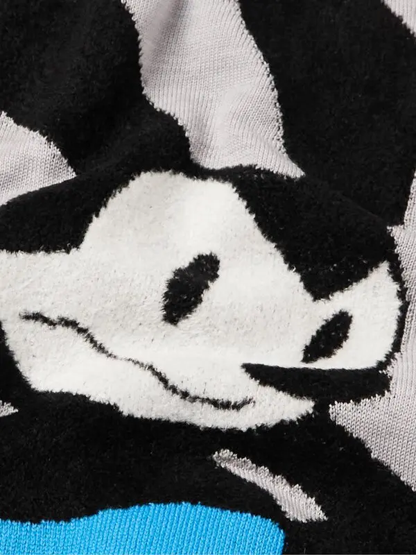 Givenchy Disney Oswald Slim-fit Intarsia Wool Sweater