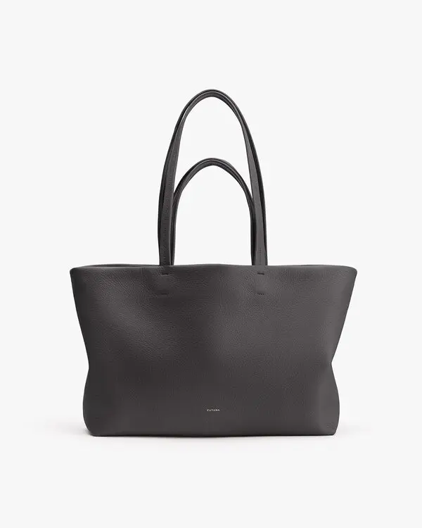 Cuyana Small Easy Tote - Charcoal