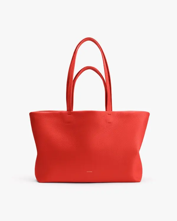 Cuyana Small Easy Tote - Chili