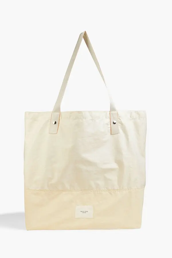 Rag & Bone Addison Coated Linen Tote - Ecru