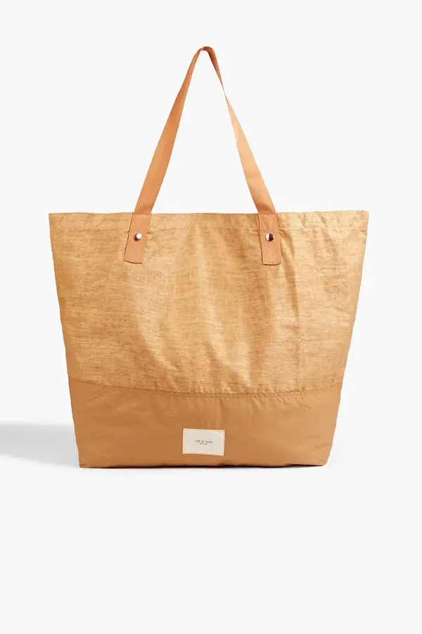Rag & Bone Addison Coatedlinen Tote - Light Brown