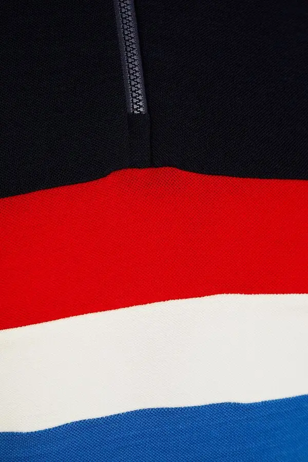 WE NORWEGIANS Striped Merino Woolblend Base Piqué Layer