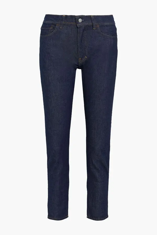 Acne Studios Midrise Slimleg Jeans - Dark Denim