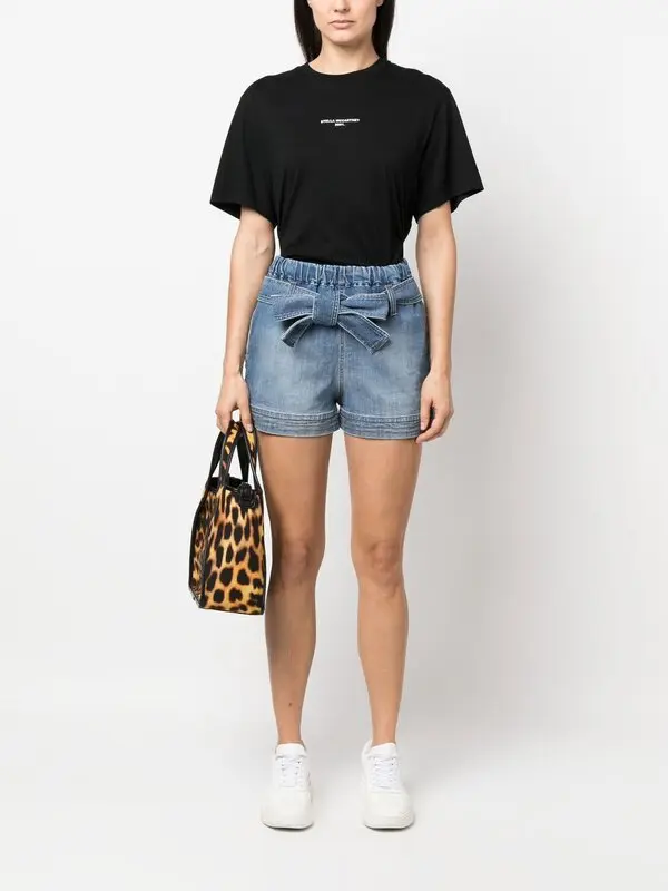 Stella McCartney Tie-waist Denim Shorts