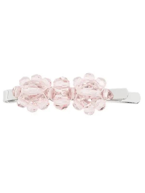 Simone Rocha Crystal-embellished Hairclip - Pink