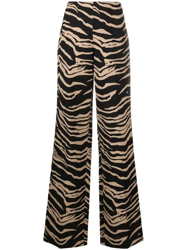 Stella McCartney High-waisted Contrasting Colour Trousers