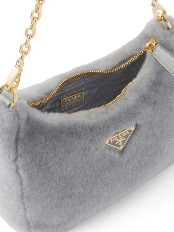 Prada Re-edition Shearling Mini Bag