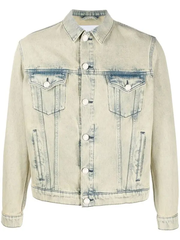 ÉTUDES STUDIO Kentucky Over-dyed Denim Jacket - Yellow