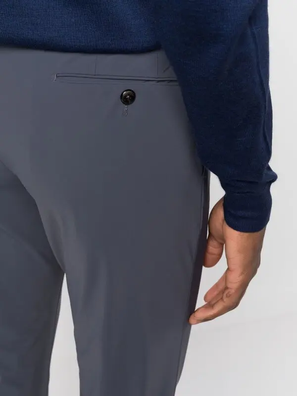PT TORINO Slim-cut Chino Trousers - Grey