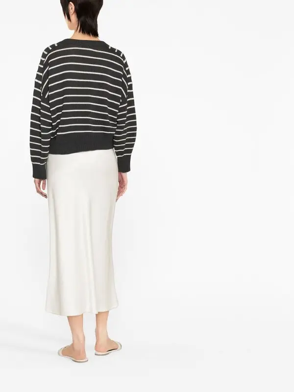 Brunello Cucinelli Horizontal-stripe Long-sleeve Jumper