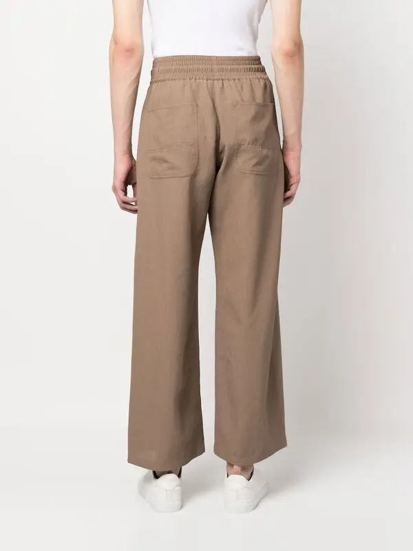 Viktor & Rolf Wide-leg Drawstring-waist Trousers