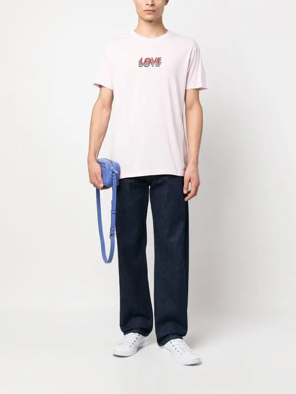Viktor & Rolf Love-print Cotton-blend T-shirt