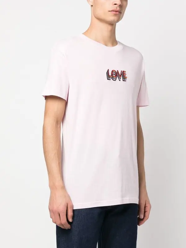 Viktor & Rolf Love-print Cotton-blend T-shirt