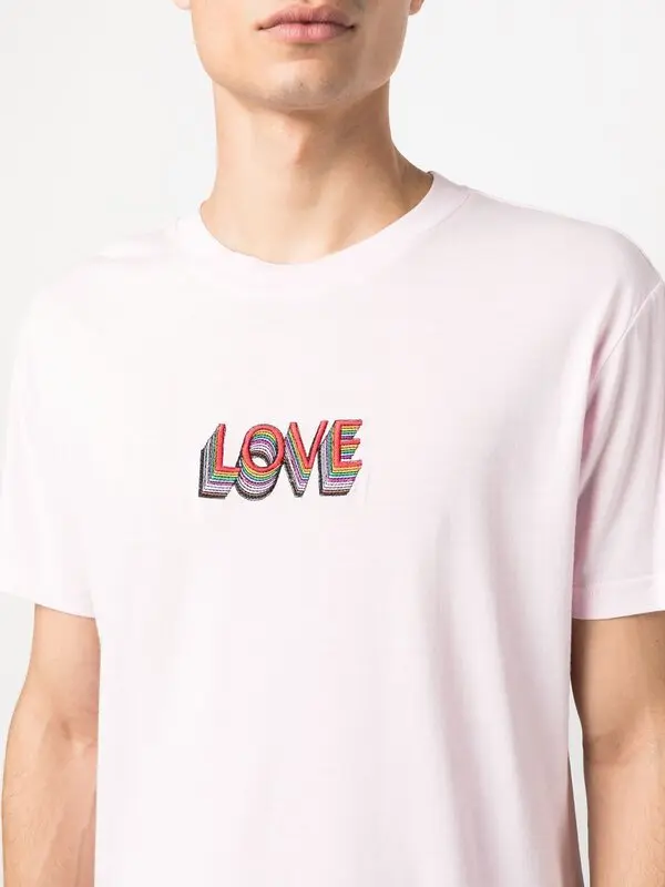 Viktor & Rolf Love-print Cotton-blend T-shirt