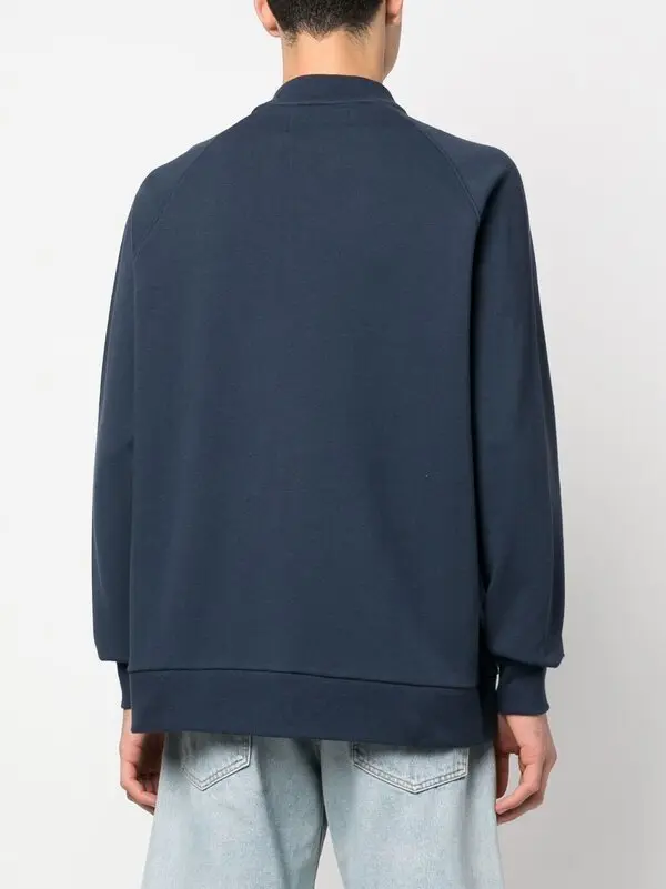 Viktor & Rolf Logo Patch Zip-up Bomber Jacket