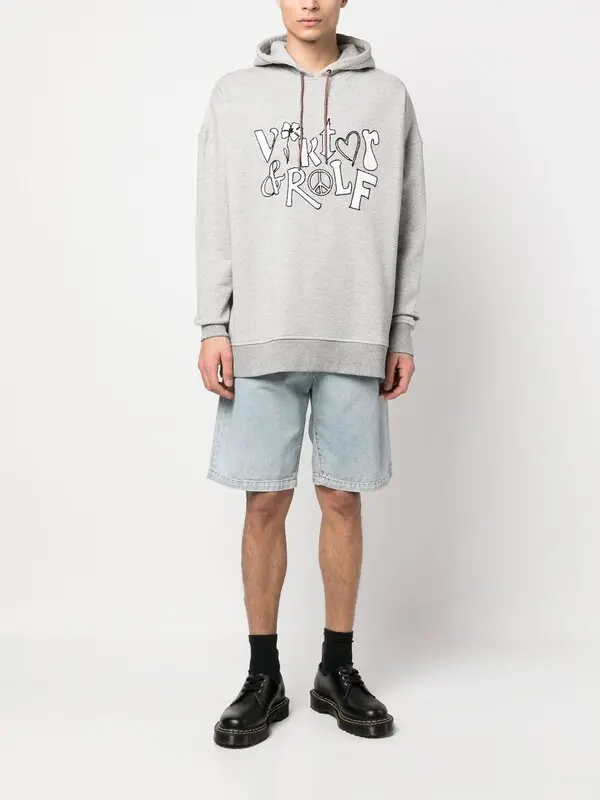 Viktor & Rolf Logo-print Cotton Hoodie
