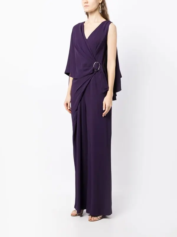 Alberta Ferretti Draped Detail Jumpsuit