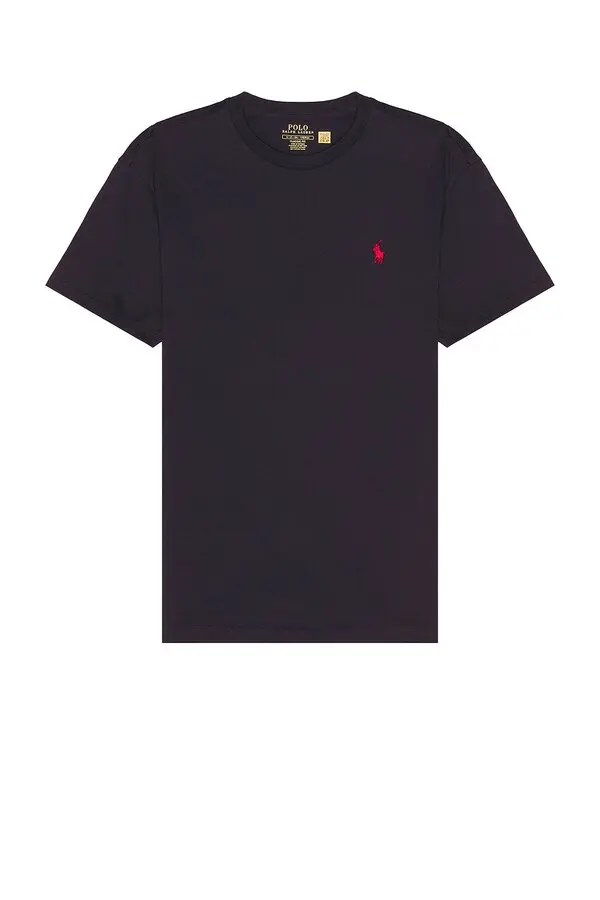 Polo Ralph Lauren Crewneck T-shirt In Blue - Ink