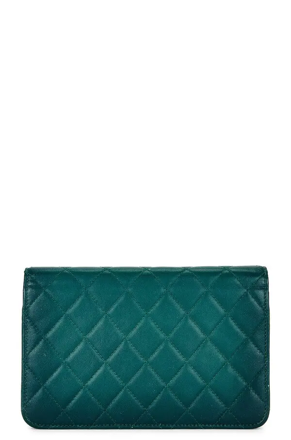 Chanel Lambskin Wallet On Chain In Dark