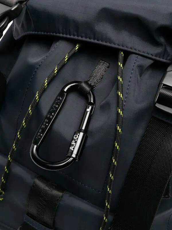 A.p.c. Treck Logo-patch Backpack - Blue
