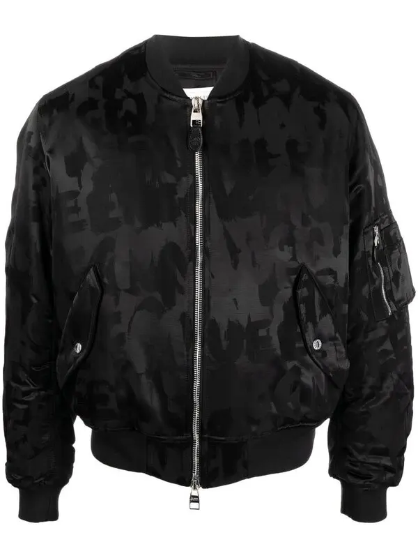 Alexander McQueen Logo-print Bomber Jacket