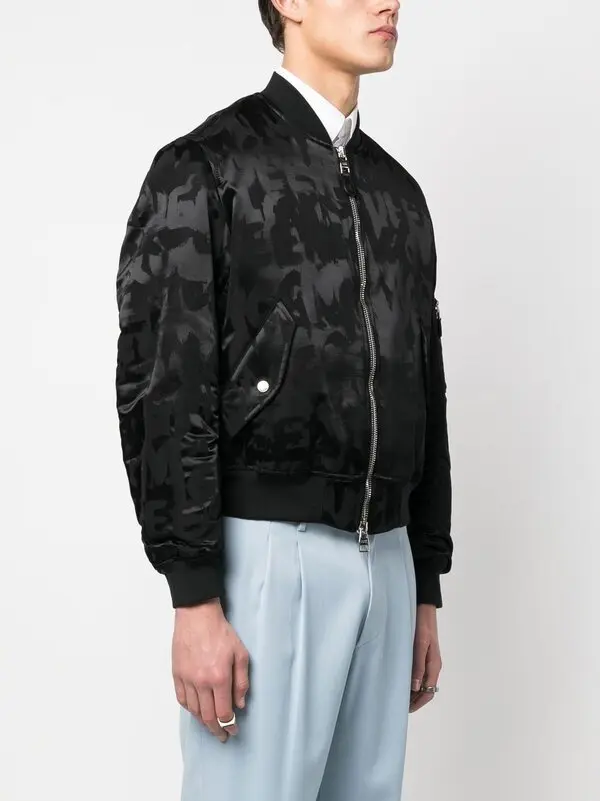 Alexander McQueen Logo-print Bomber Jacket