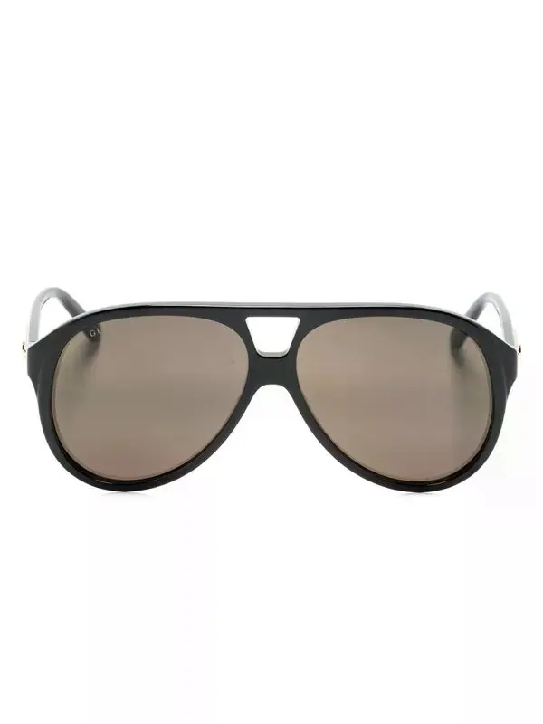 Gucci Pilot-frame Sunglasses - Black