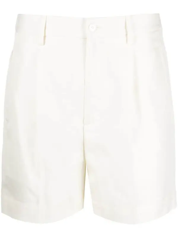 Ralph Lauren High-rise Gathered Shorts - White