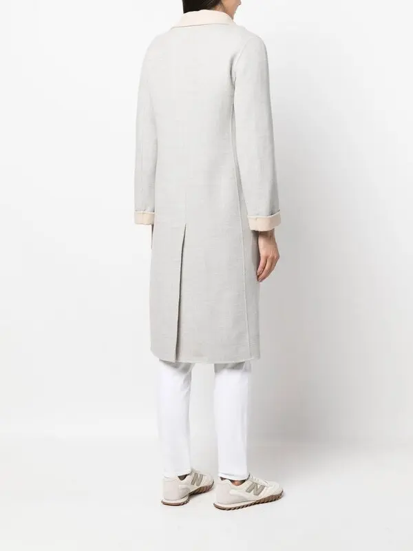 Eleventy Two-tone Wool Coat
