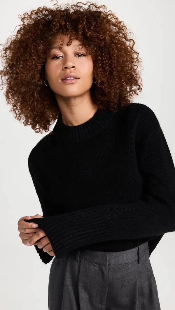 LISA YANG Sony Cashmere Sweater - Black